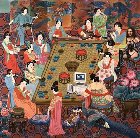 Gathering By Hu Ming Wentworth Galleries