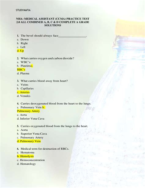 Cma 2024 Practice Test Free Alene Aurelie