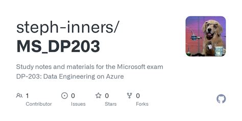 GitHub Steph Inners MS DP Study Notes And Materials For The Microsoft Exam DP Data