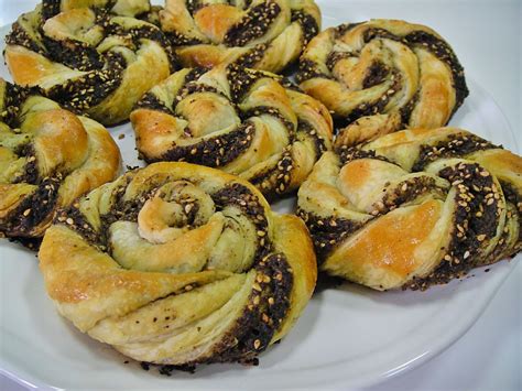 Maryams Culinary Wonders 589 Zaatar Rose Puffs Food Zaatar