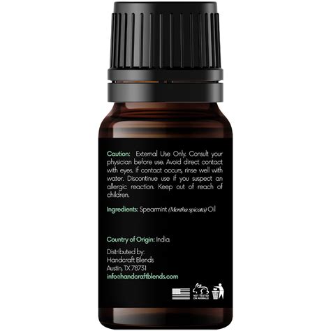 Handcraft Spearmint Essential Oil 100 Pure And Natural Handcraft