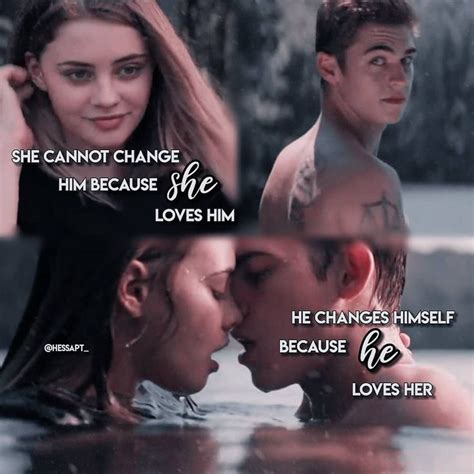 She Cannot Change Him Because She Loves Him He Changes Himself Because