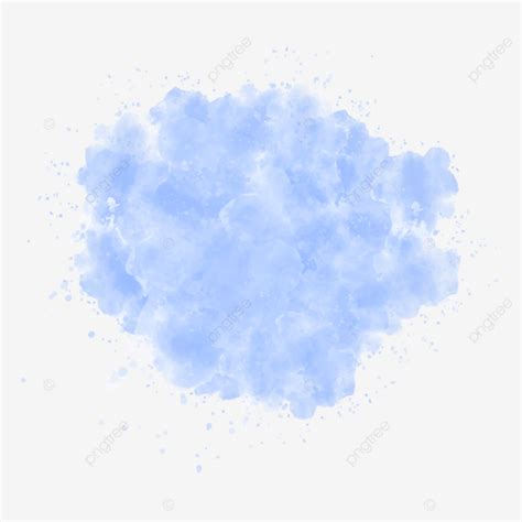 Blue Watercolor Splash