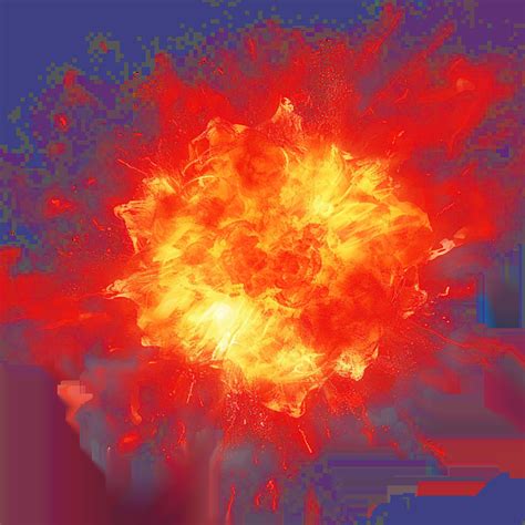 Fireball Explosion Effect With Flames And Fire Fireball Fire Flames