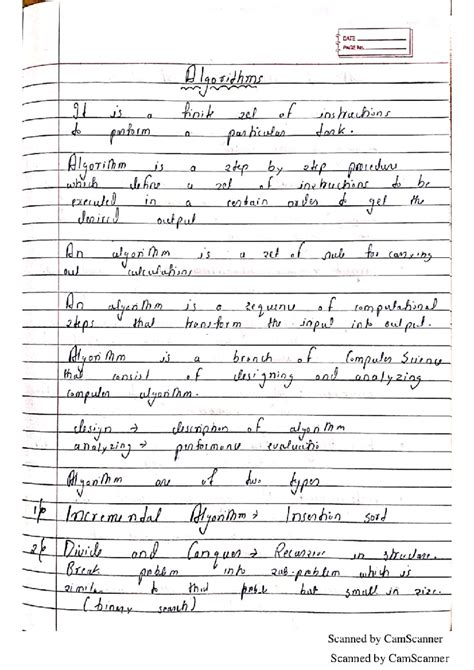 DAA Unit Best Notes B Tech Cse Aiml Studocu