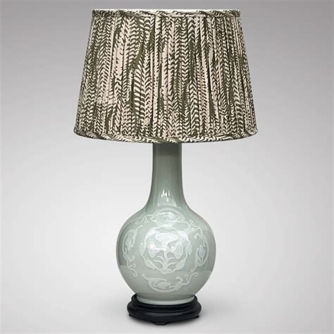 Chinese Celadon Table Lamp Hobson May Collection