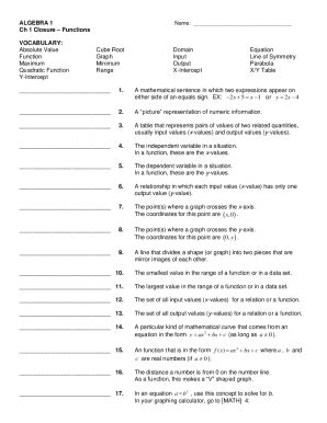 Fillable Online Maximum Minimum Of A Quadratic Function I Fax Email