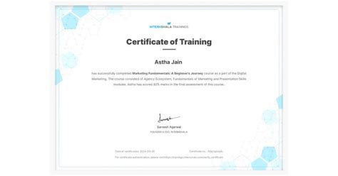 Astha Jain On Linkedin Successfully Completed The Marketing Fundamentals A Beginners Journey