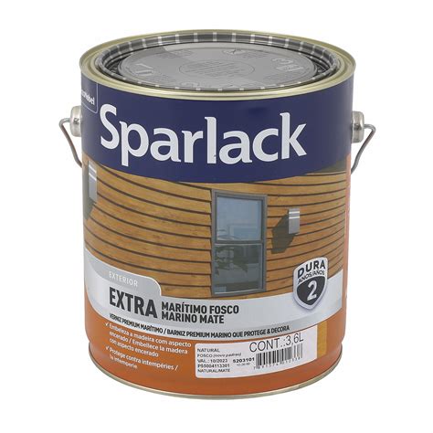 VERNIZ SPARLACK MARÍTIMO FOSCO 900ML Marajá Tintas