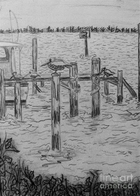 Dock Drawing At PaintingValley Explore Collection Of Dock Drawing