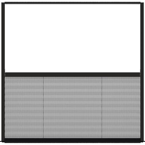 Pella Lifestyle Hidden Screen 32726 In X 21745 In Black Aluminum