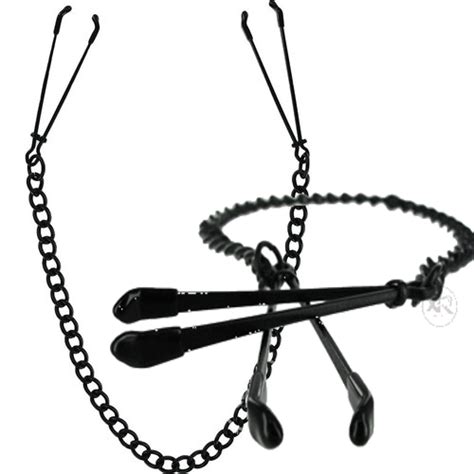 Tweezer Nipple Clamps With Chains Toys Of Eros