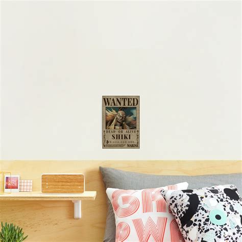 Shiki One Piece Bounty The Golden Lion Wanted Poster For Sale By
