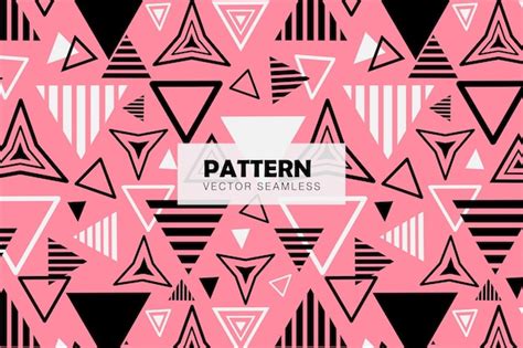 Premium Vector Geometrical Triangle Shapes Abstract Seamless Repeat