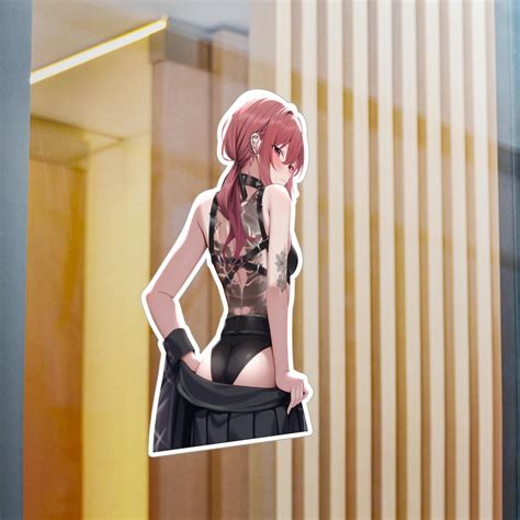 Anime Waifu Decals Yuna Amagami Sticker Goth Girl Decal Sexy Anime