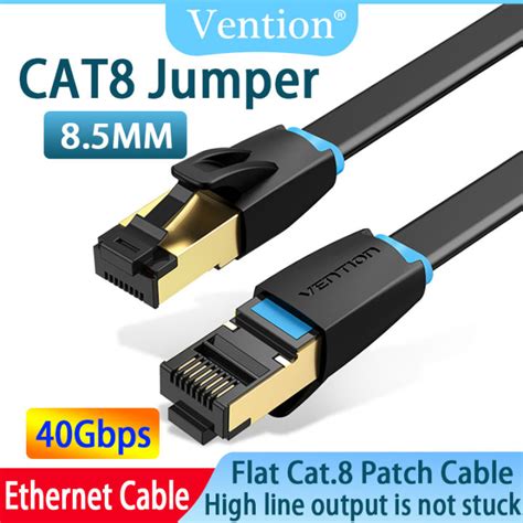 Vention Cat8 Ethernet Cable Sttp 40gbps 2000mhz Cat 8 Rj45 Network Lan