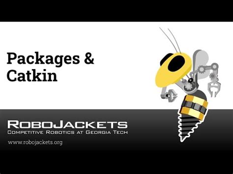 Ros Training Packages Catkin Youtube