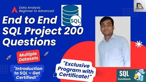 End To End Sql Project 🎯 Sql Masterclass 200 Questions Series Beginner To Advanced