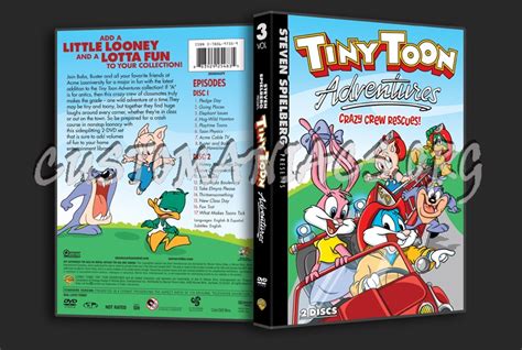 Tiny Toon Adventures Volume 3 Dvd Cover Dvd Covers And Labels By Customaniacs Id 202171 Free