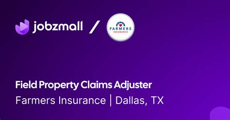 Apply To Field Property Claims Adjuster Farmers Insurance Jobzmall