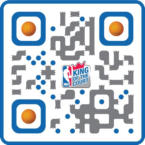 Start Your Nba Kingdom By Scanning The Qr Code Court Pictures Nba Coding
