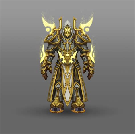 Diseños de armaduras para las clases de los Draenei Forjados por la Luz