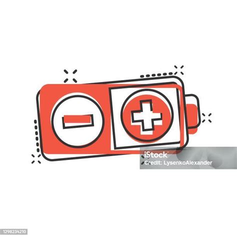 漫畫風格的電池充電圖示白色隔離背景上的功率級卡通向量圖鋰蓄能器飛濺效應業務理念向量圖形及更多下載圖片 下載 便攜式資訊設備 做好