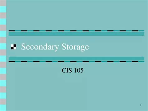 PPT Secondary Storage PowerPoint Presentation Free Download ID 447689