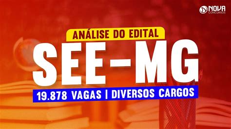 Concurso See Mg 2023 InformaÇÕes Importantes Do Edital 🔥 Youtube