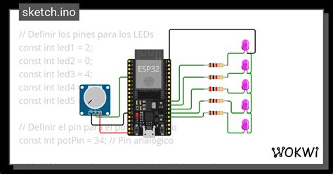 Entradas Analogicas Wokwi Esp32 Stm32 Arduino Simulator
