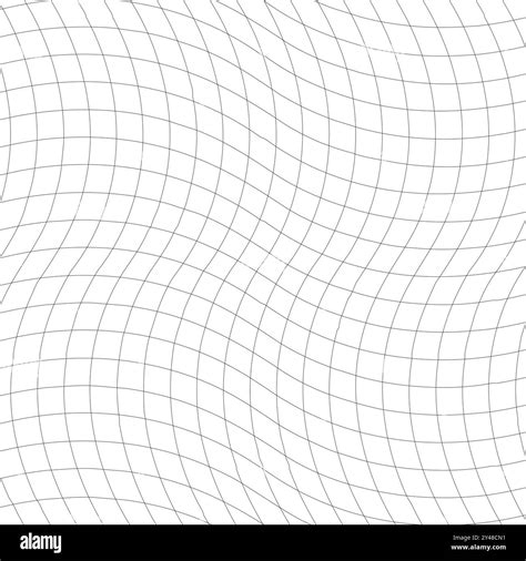 Vector Illustration Of Lines Intersecting Each Other In Swirling Grid