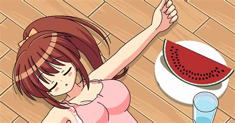 オリジナル おやすみいたずらアニメ のどあめのうごイラ Pixiv