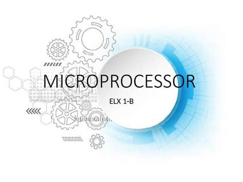 Microprocessors Digital And Electronicsppt