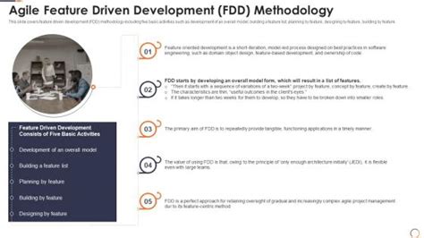 Feature Driven Development Fdd Framework Powerpoint Presentation And