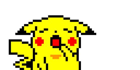 pikachu pixel art