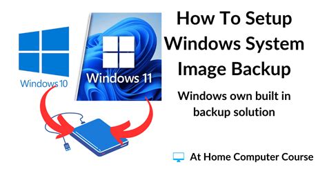 Create A Windows System Image Backup At Home Computer Guides