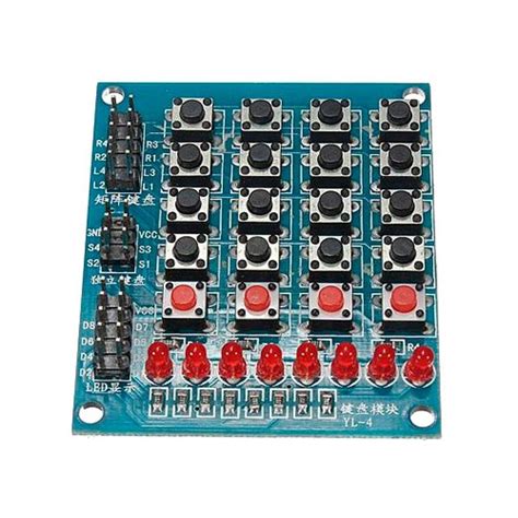Teclado 4x4 Leds Arduino Electronica Gabriel