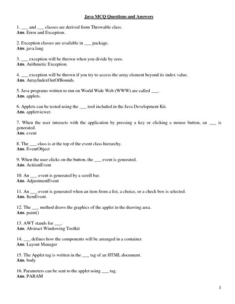 Free Quiz Questions Java Download Free Quiz Questions Java Png Images Free Worksheets On
