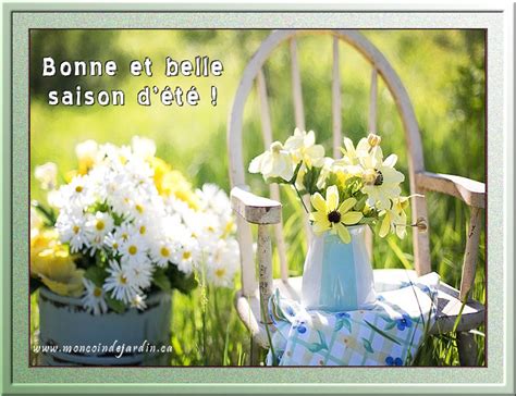 Aux Cartes Virtuelles Été cartes statiques Bonne et belle saison d