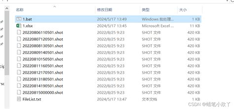 记录一下如何批量复制文件并且重命名（名字要求为不重复的时间。）txt文档怎么改成bat Csdn博客
