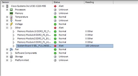 Solved VMware ESXi 5 5 System Board 0 SEL FULLNESS 100 Unknown