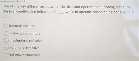 Solved One Of The Key Differences Between Classical And