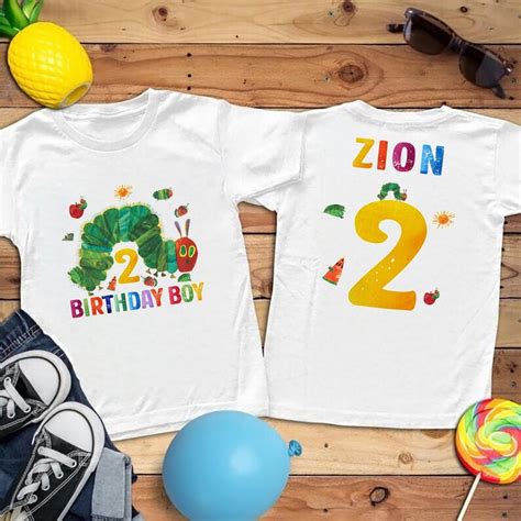 Personalized Hungry Caterpillar Birthday Shirt Caterpillar Birthday