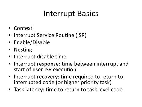PPT Interrupt and Time Management in µC OS III PowerPoint Presentation ID