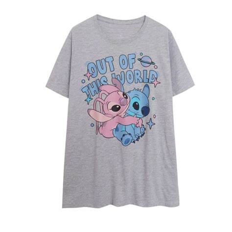 Jual Kaos Disney Stitch Angel Grey Shopee Indonesia
