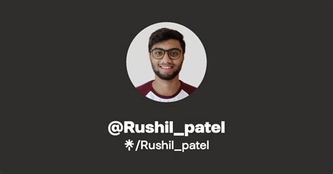 Rushil Patel Instagram Linktree