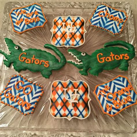1 Doz University Of Florida Cookies Crazy Cookies Graduation Cookies