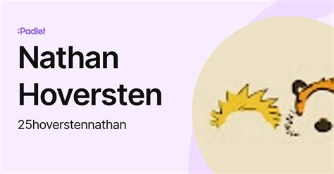 Nathan Hoversten 25hoverstennathan Profile Padlet