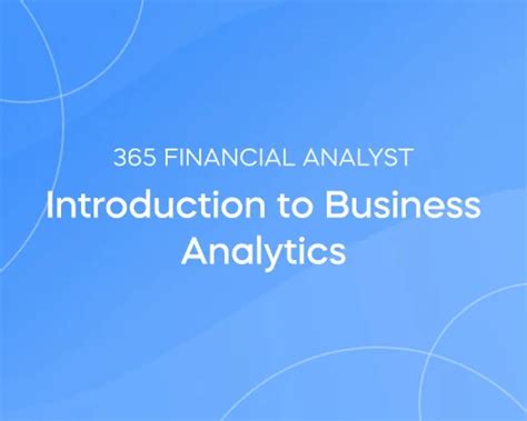 Introduction To Microsoft Excel Course Financial Analyst