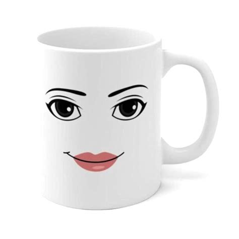 Roblox Woman Face Gamer Roblox Her Face Fan Idea T 11 Oz Or 15 Oz